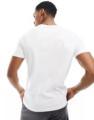 chest circle script logo T-shirt – Hangblak